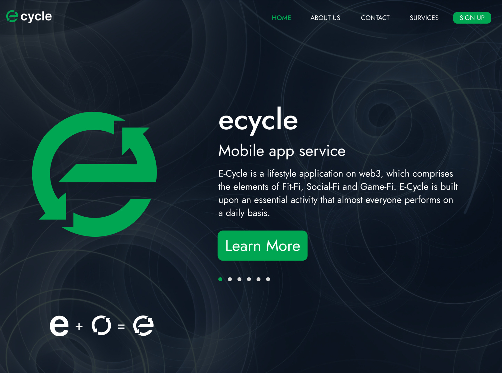 ecycle Logo Design by Lutfa begum on Dribbble