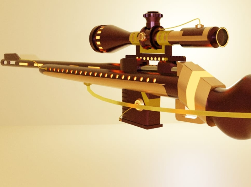 Sci-fi sniper by Aniket Ashis on Dribbble