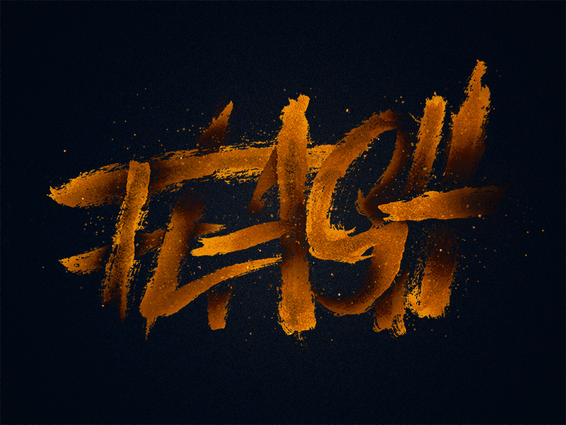Flash - Hand Lettering by Sacha Nati on Dribbble