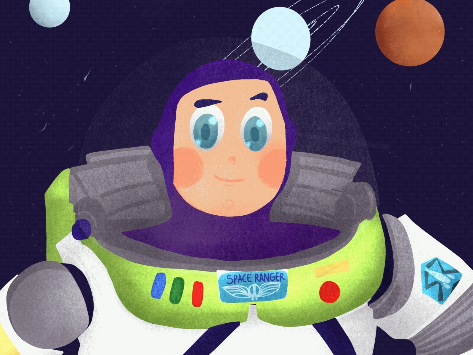 Illustration Buzz Lightyear by Sekawantia Bintun Yasaa on Dribbble