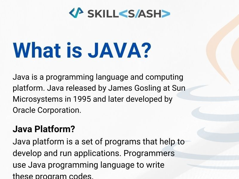 What Is java by Hrishikesh H on Dribbble