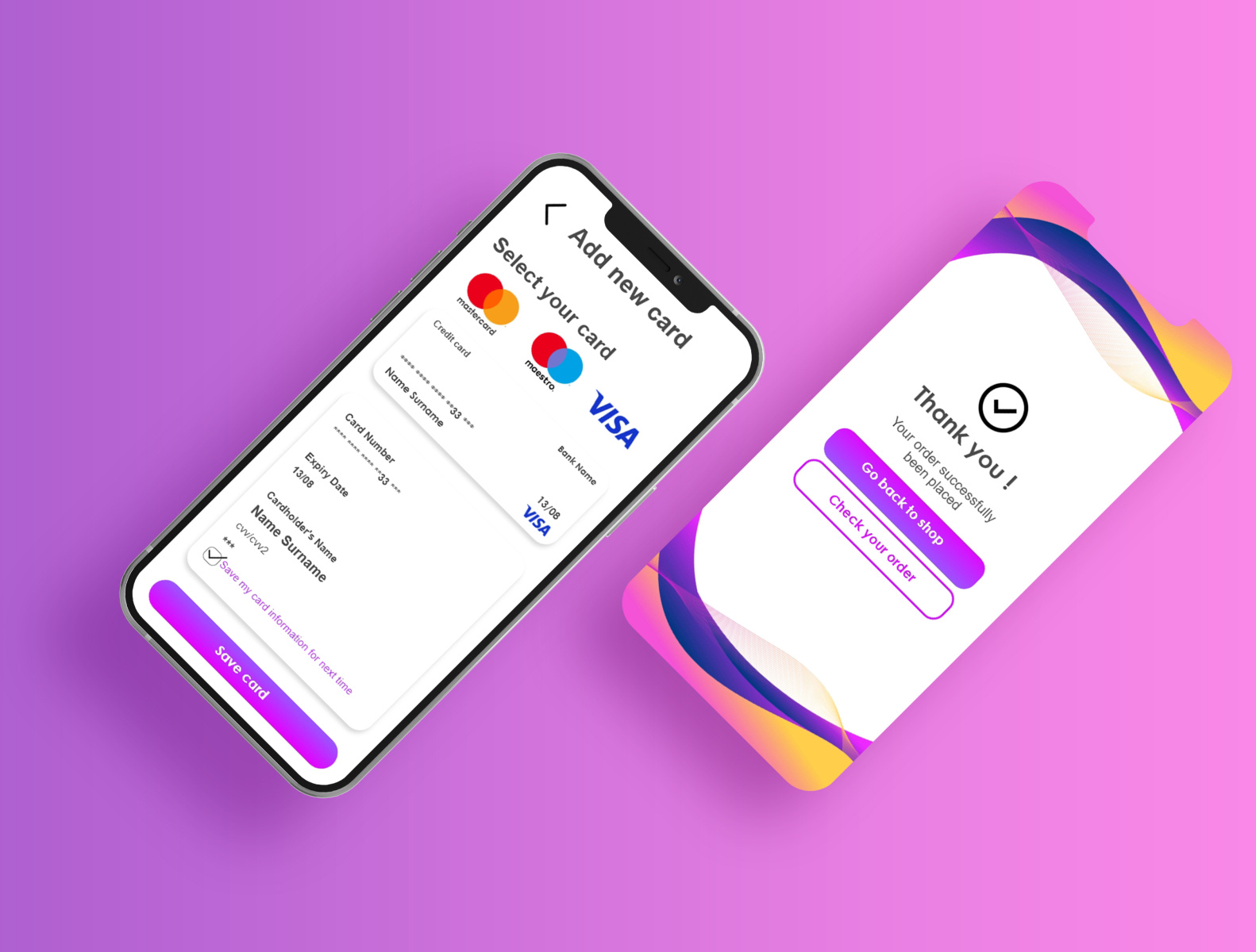 Credit Card Checkout Page Design by Reham Gamal on Dribbble