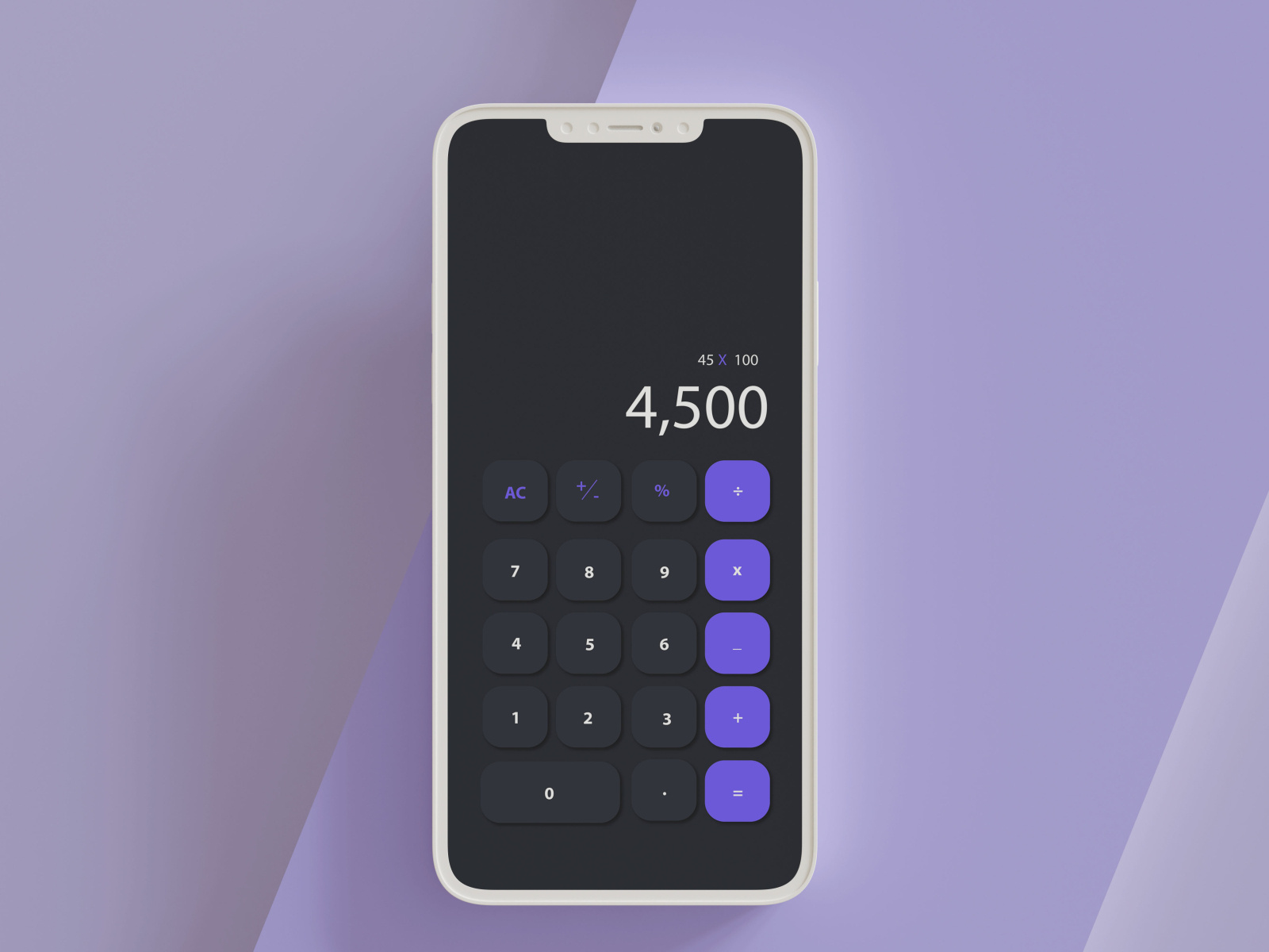 calculator Design by Reham Gamal on Dribbble