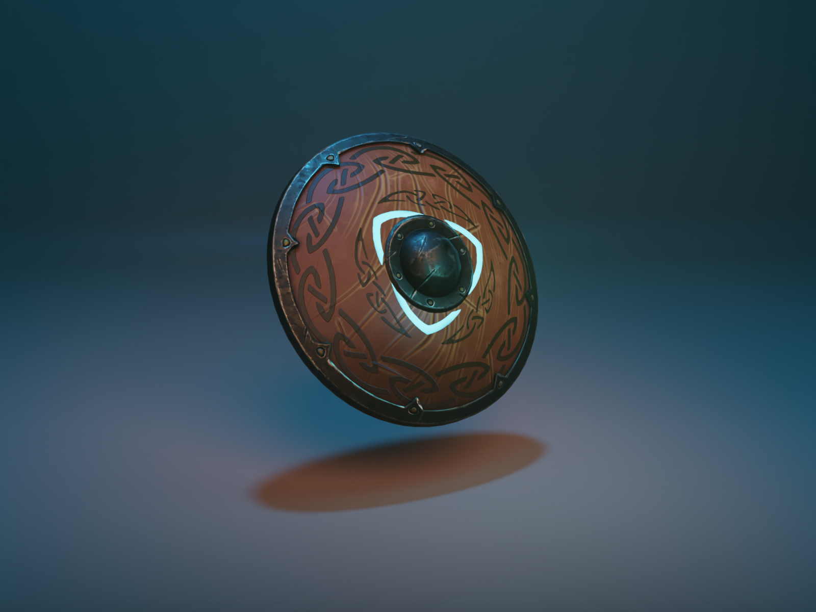 Stylized Viking Shield - 3D Game Art by Om Mishra on Dribbble