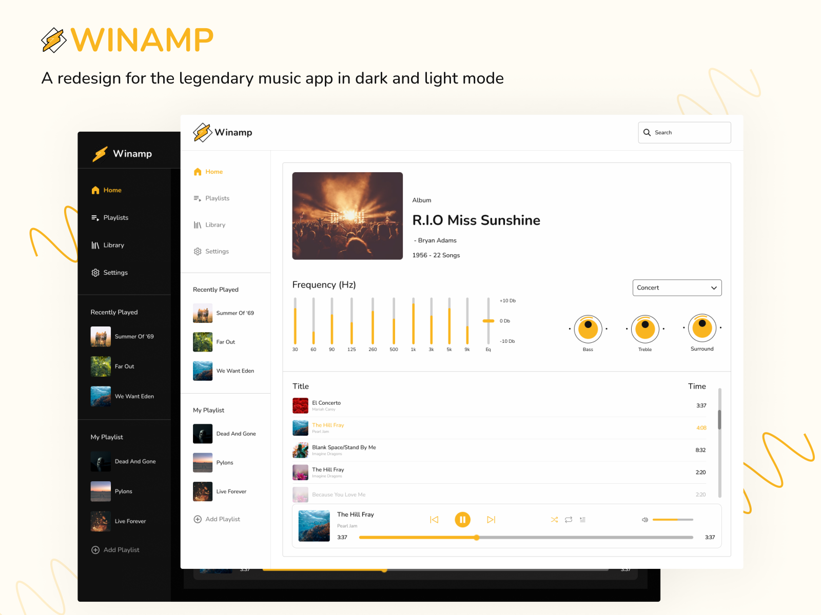 Winamp Redesign by Mercy Oluwatumininu Kolapo on Dribbble