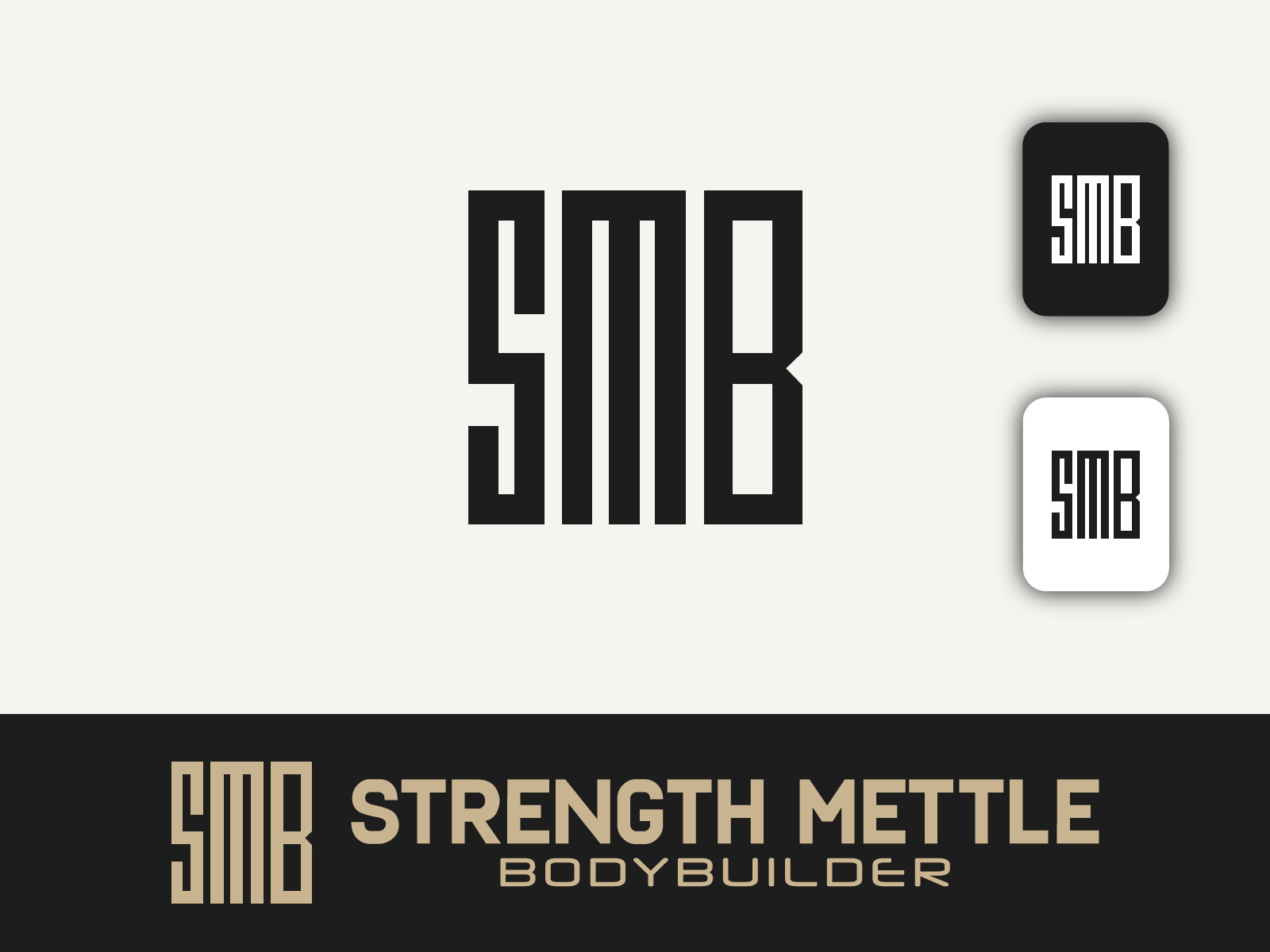 SMB monogram brand logo design by Nayeb Studio on Dribbble