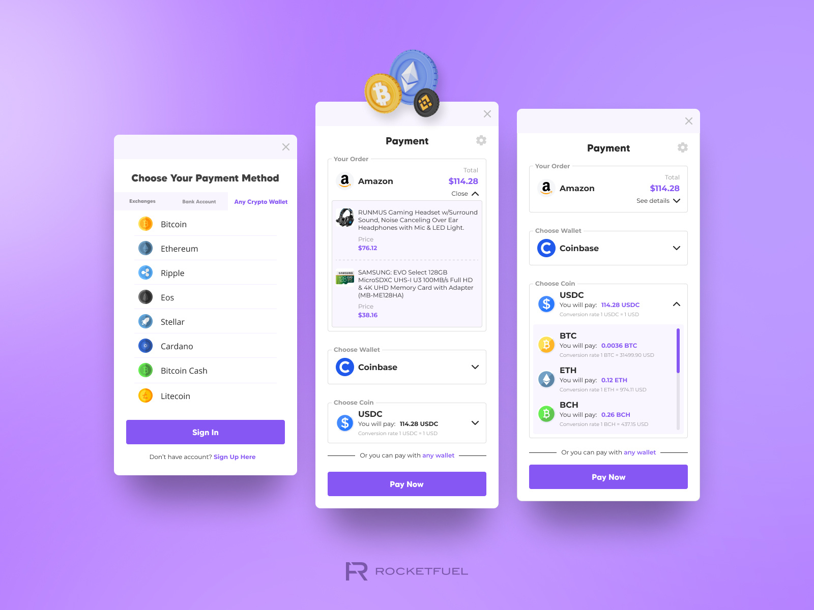 Payment Checkout Chrome Extension by Aji Nugroho on Dribbble