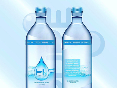 Health Nut Water Bottle Label by Brandon Gray on Dribbble