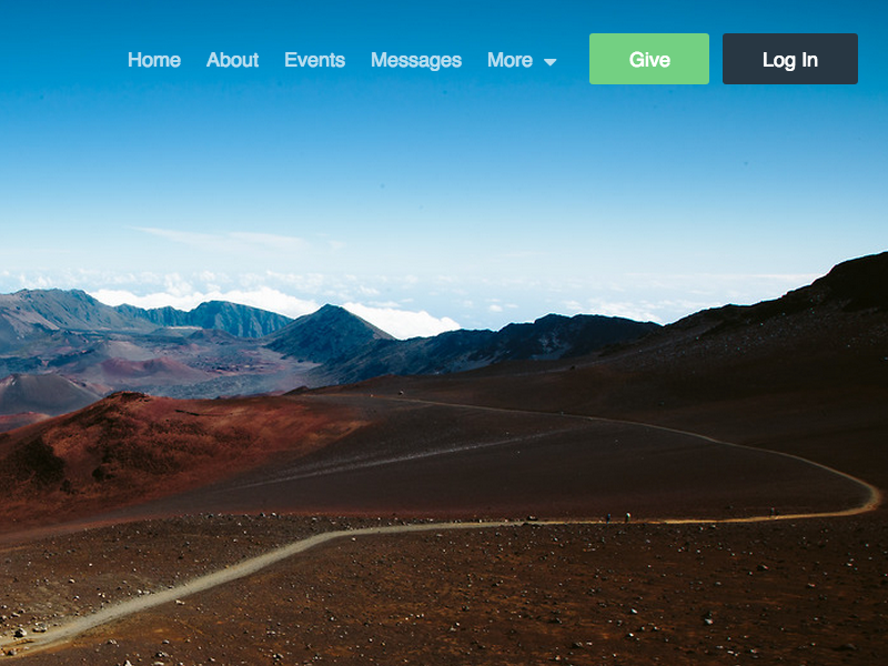 Website Menu by Aaron Porter on Dribbble