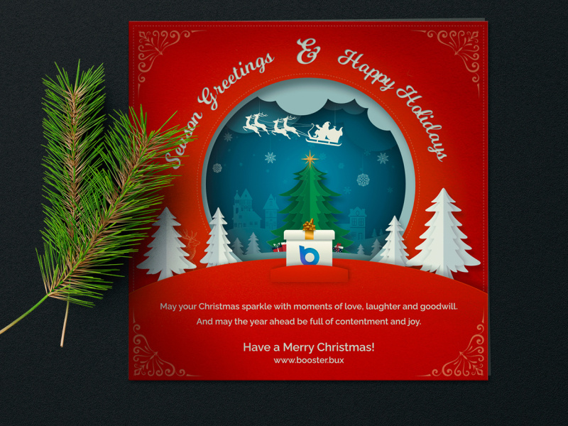Christmas eMail Card by Alex on Dribbble