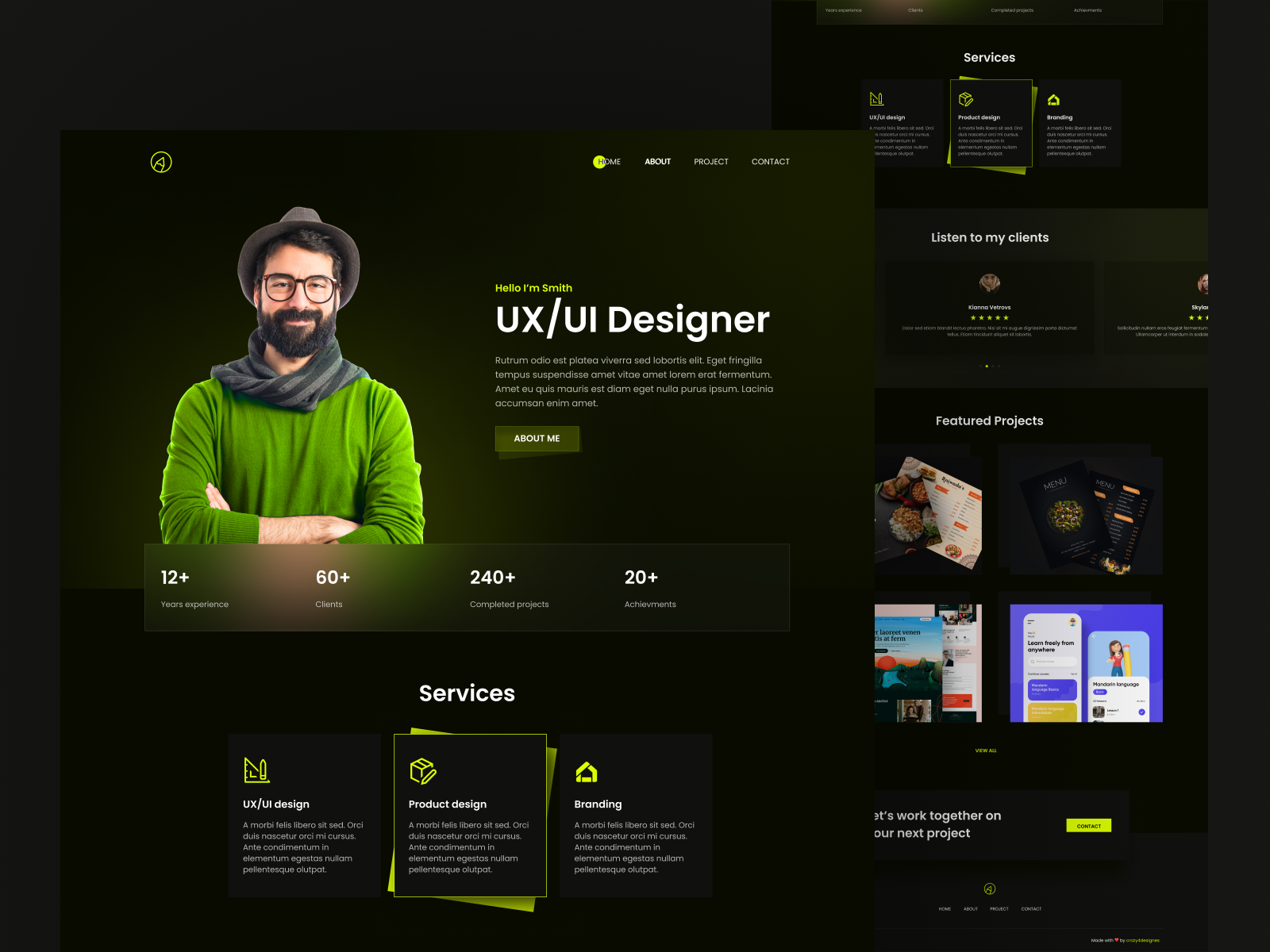 UX/UI designer portfolio by Harish Kumar on Dribbble