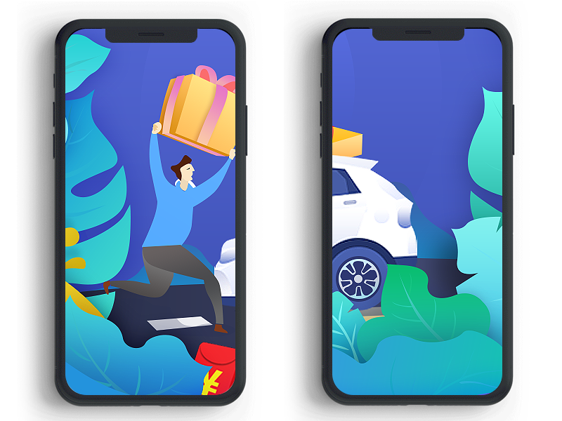 H5 Interface Auto Interface APP by Yuanxu on Dribbble