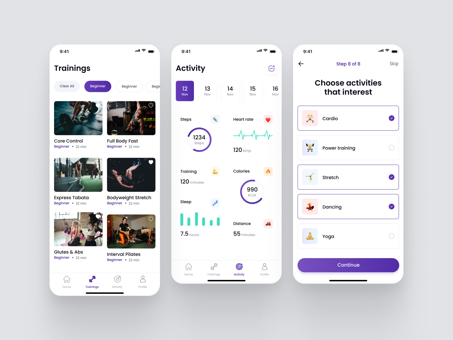 Gym Trainer Booking App by Your UI/UX Designer on Dribbble