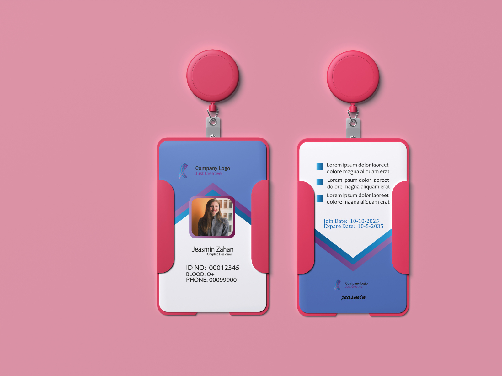 ID Card Corporate Card by Jeasmin Zahan on Dribbble