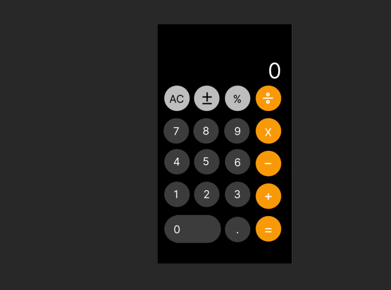 Calculator by John Gibbons on Dribbble