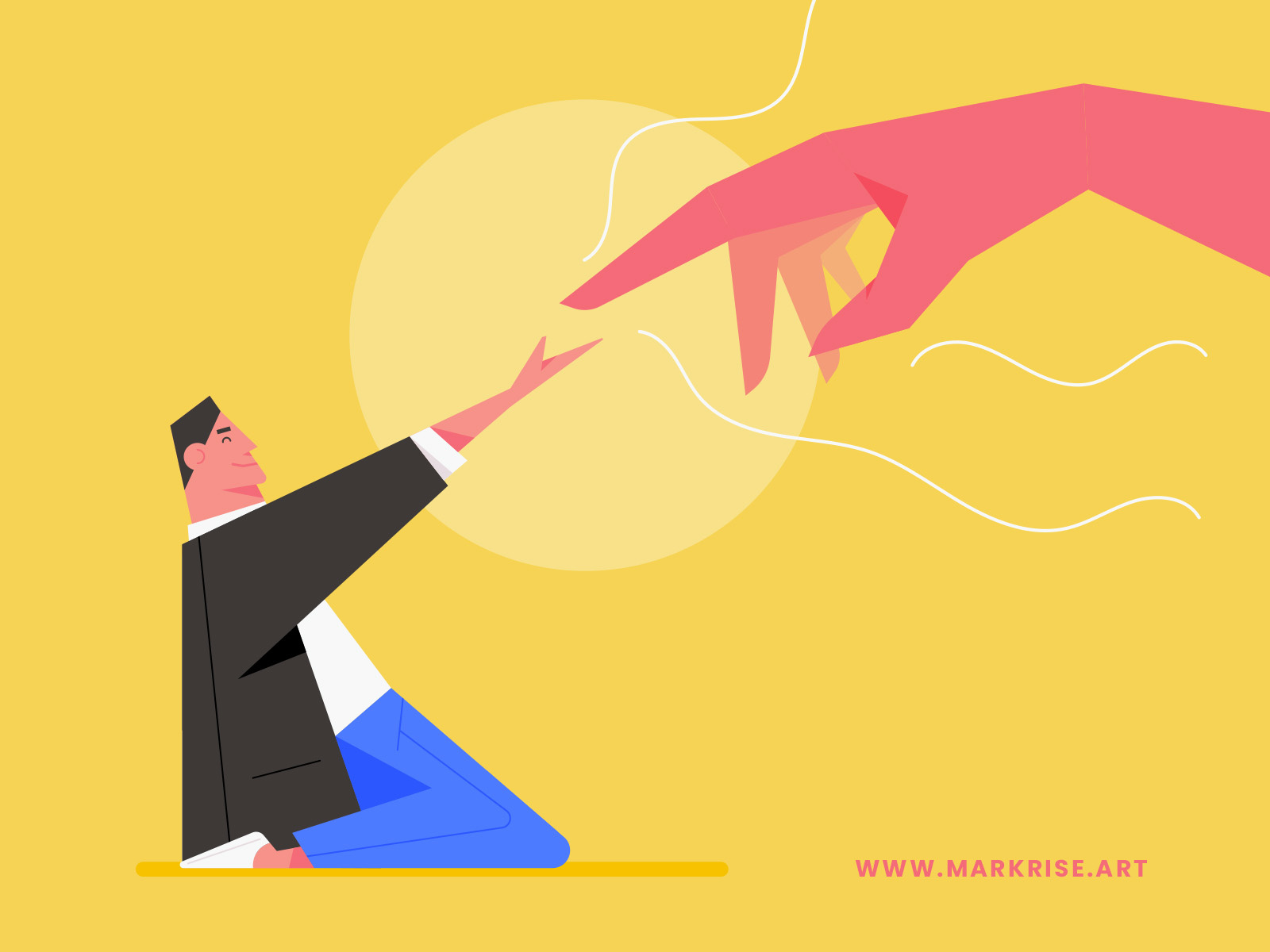 Flat Design Vector Character Illustration In Adobe Illustrator By Mark Rise On Dribbble 