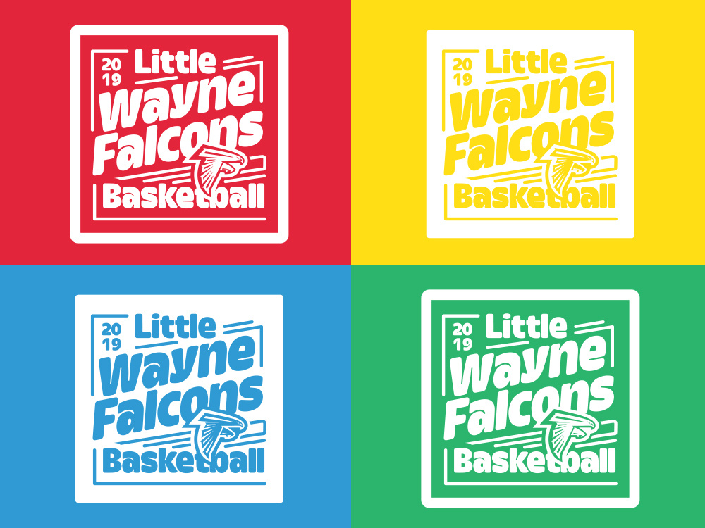 2019 Little Wayne Falcons Baskeball Shirt Design by Sean Daugherty for ...
