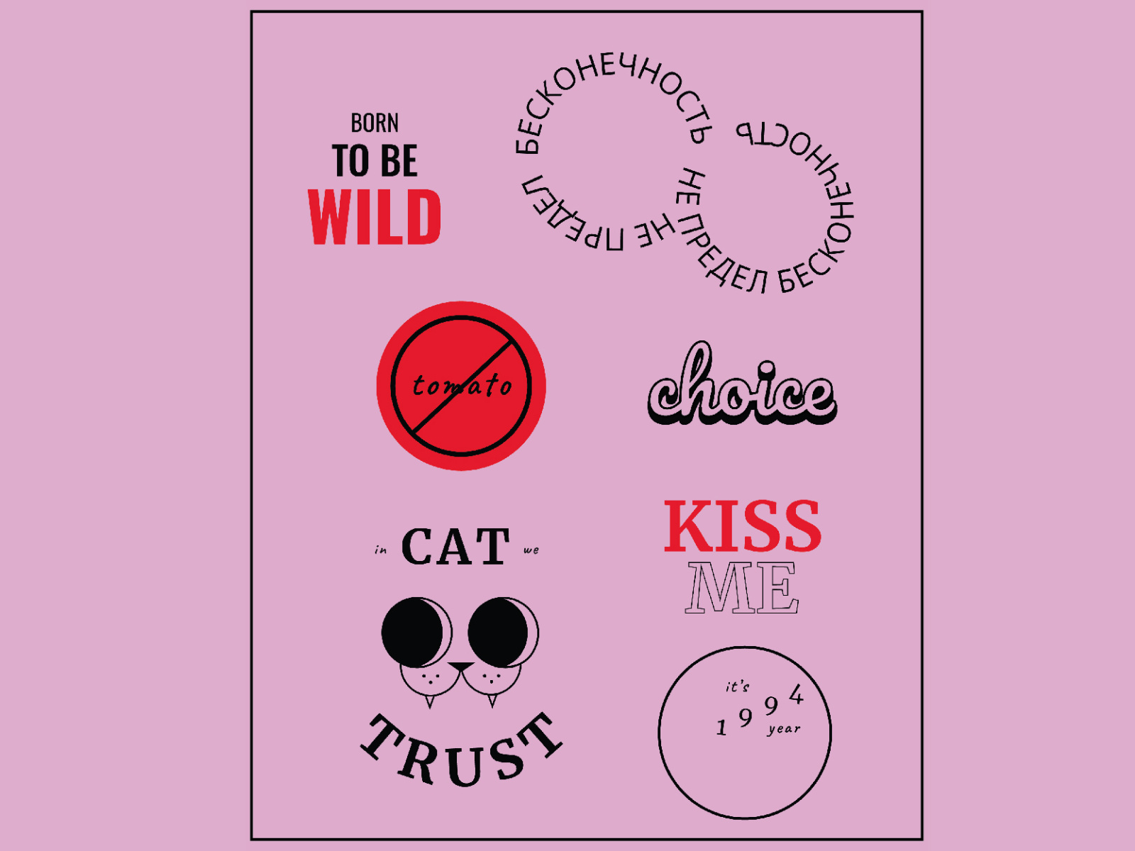 My first stickers by Iryna Kurylo on Dribbble