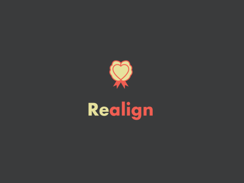 'Realign' logo variation by Thomas Noone on Dribbble