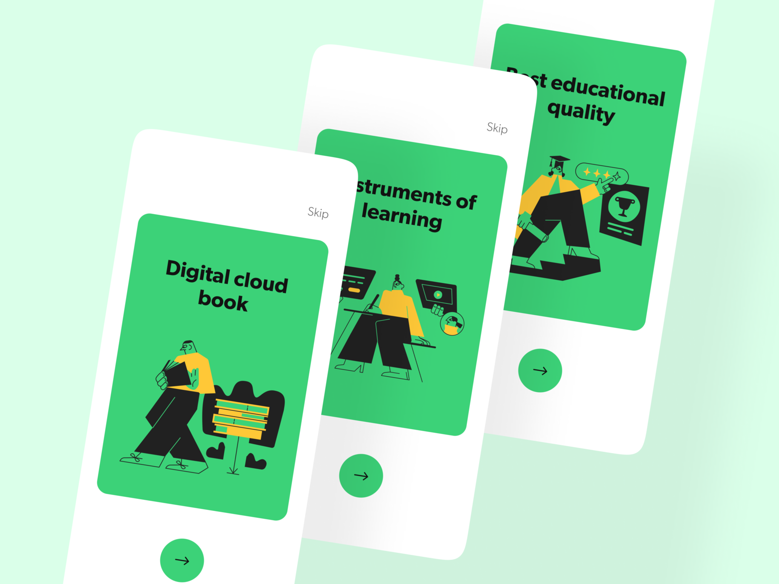 Onboarding Education Learning App by Shahid Miah UI UX Designer on Dribbble