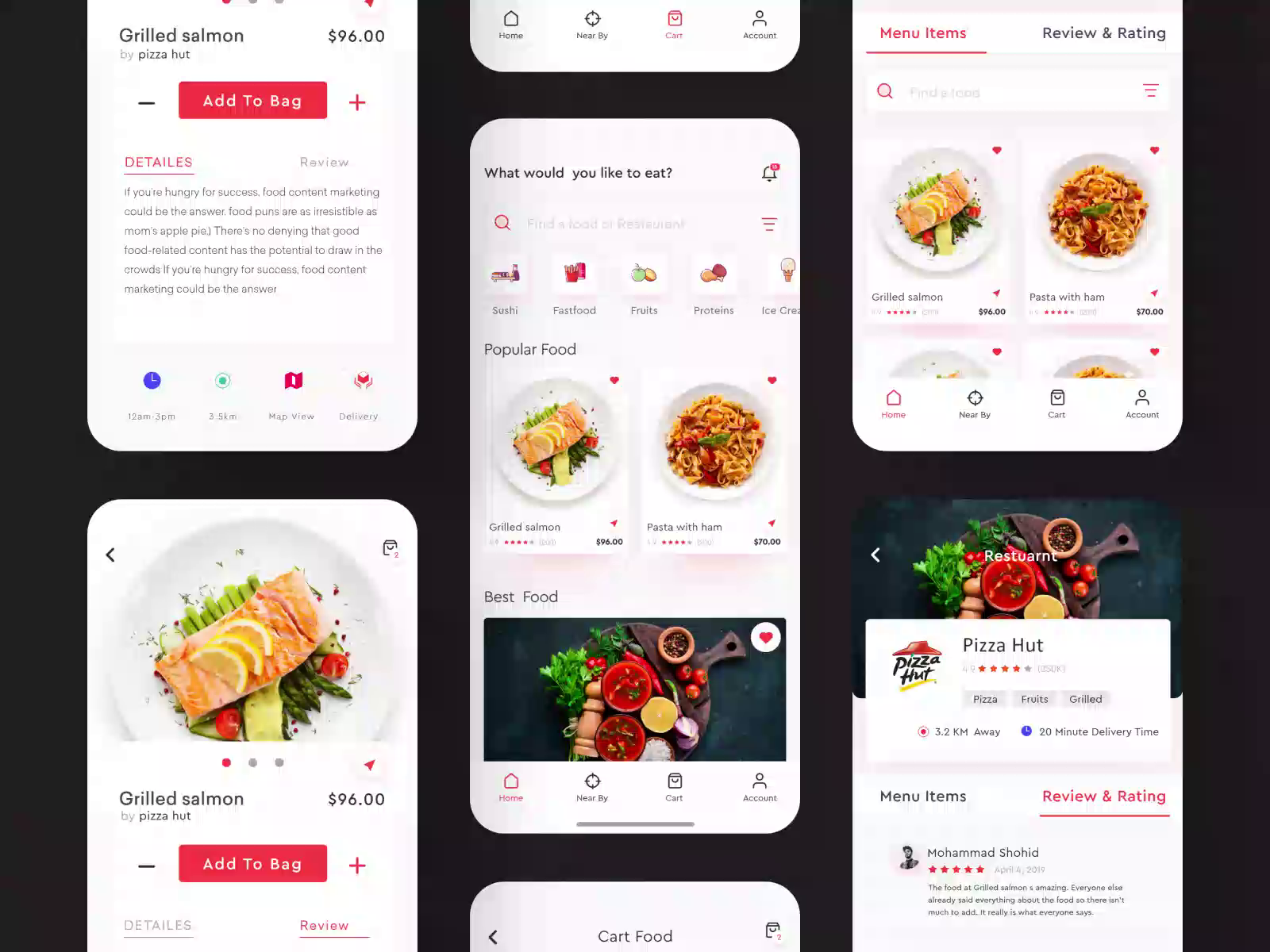 Restaurant Food Application by Shahid Miah UI UX Designer for RaDesign ...