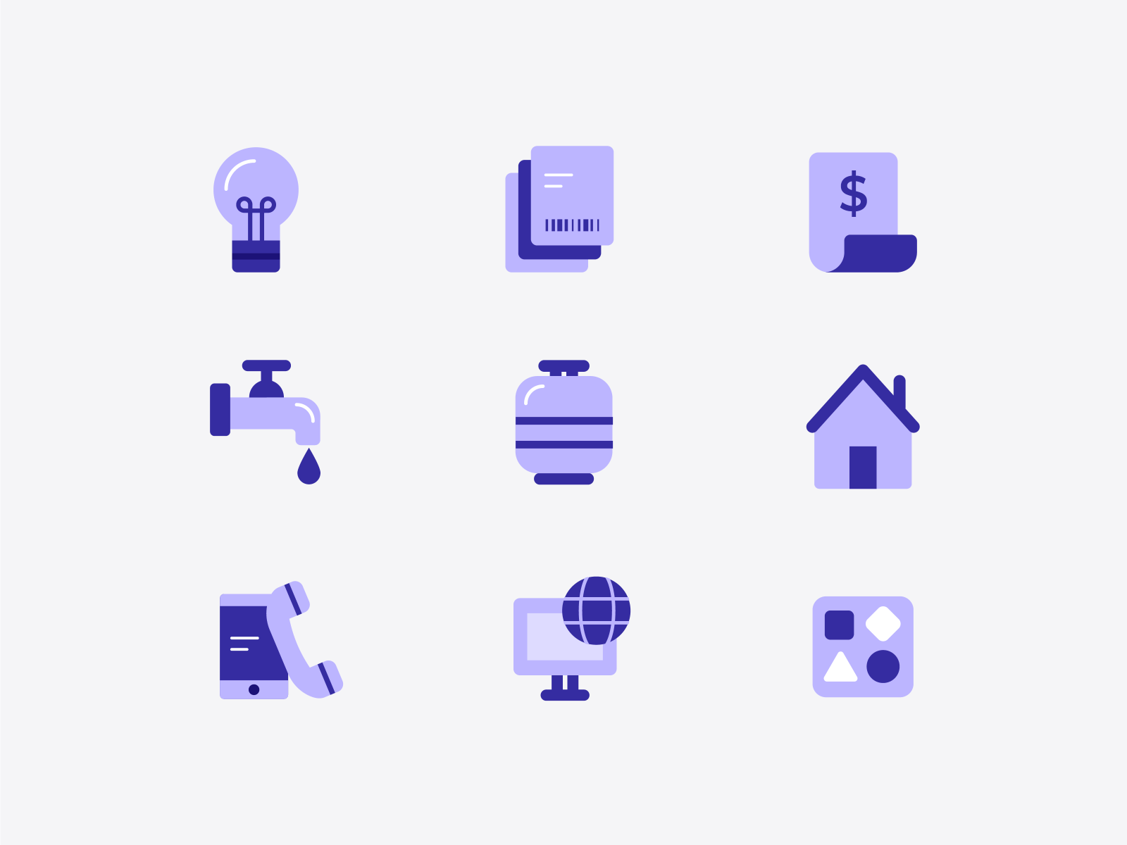 household bills by Laís Soares for Red Ventures on Dribbble