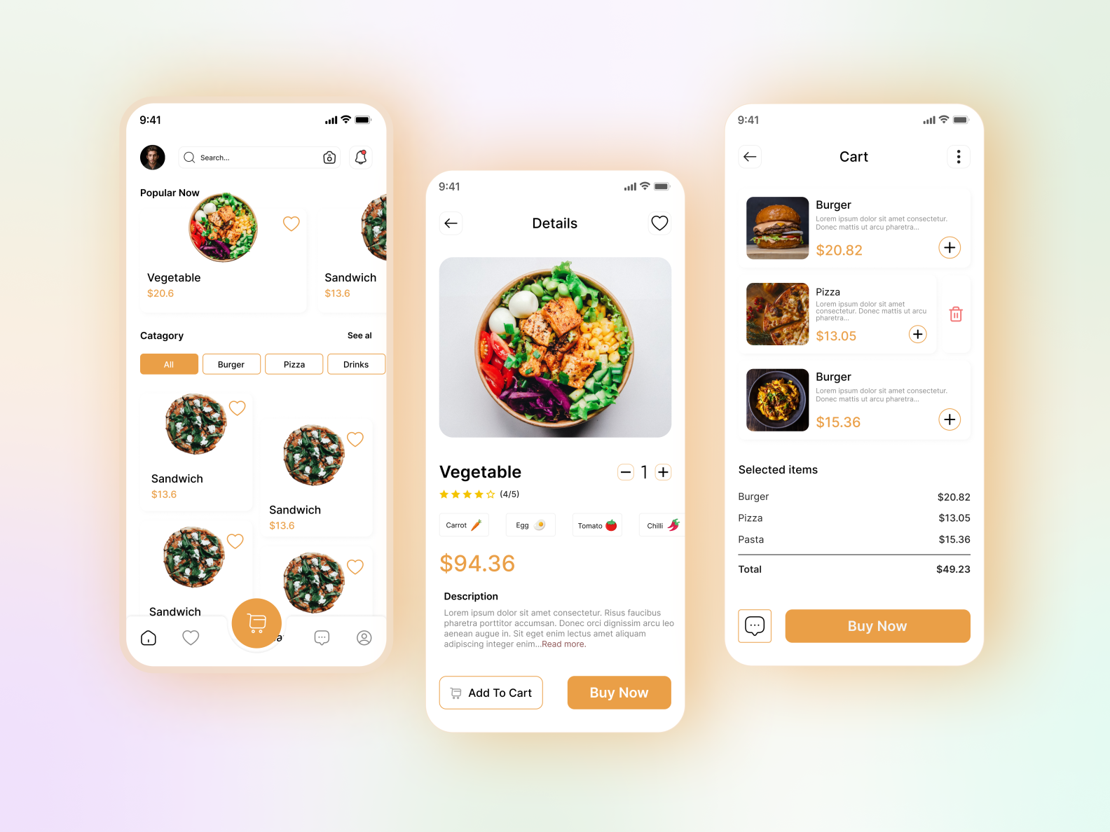 Food Ecommerce App - Mobile app by jishad hussain on Dribbble