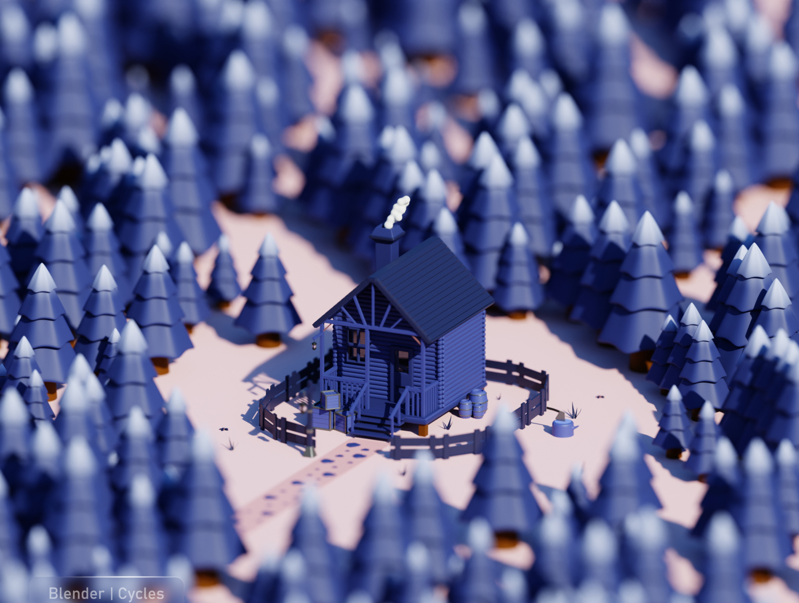Isometric Cabin by Veil Isometric on Dribbble
