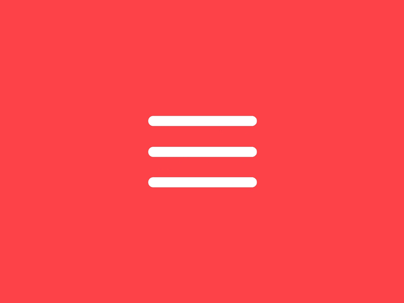 Hamburger Menu Interaction by Gokul on Dribbble