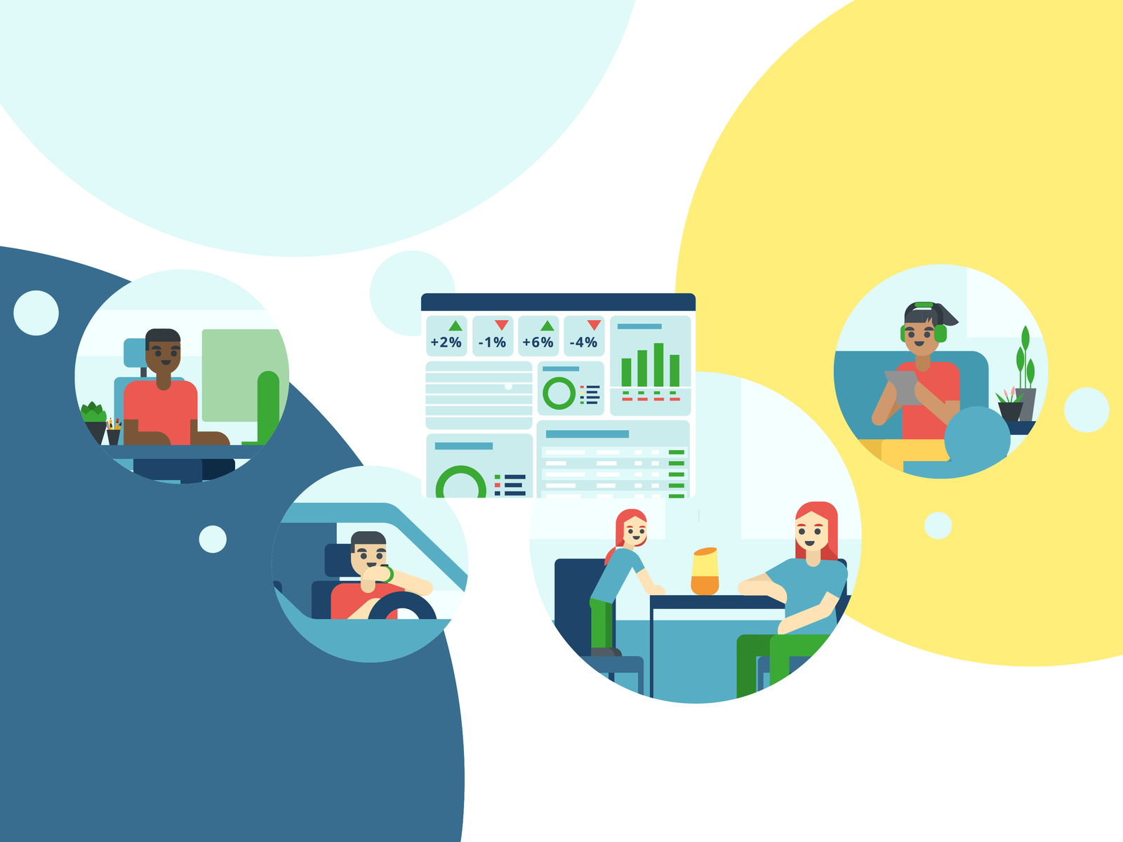 Conversational UI Analytics by Lea Unger for sovanta on Dribbble