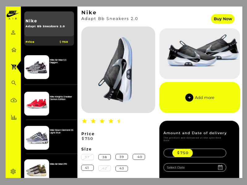 Nike Landing Page.......! by Praveen SK on Dribbble