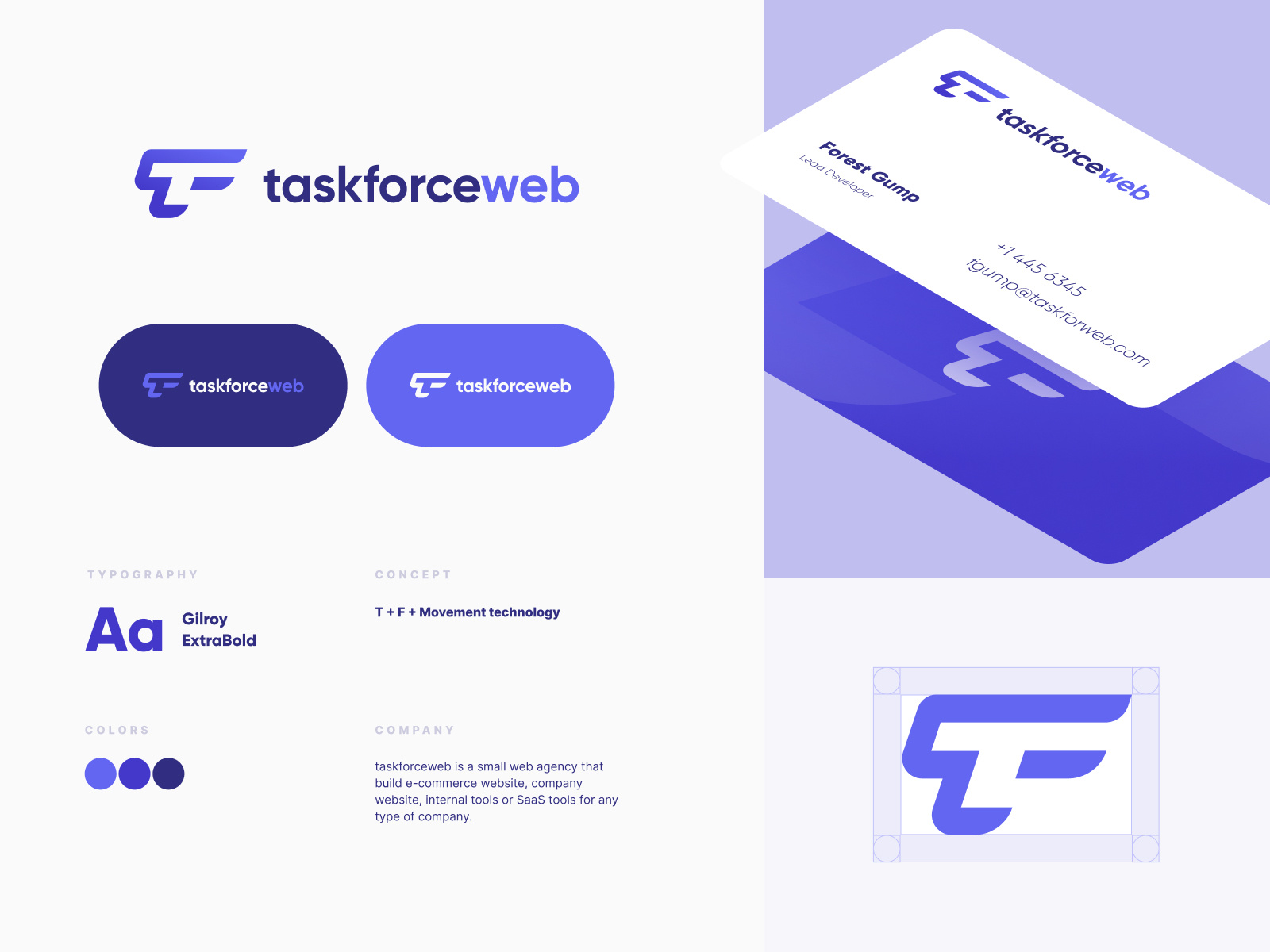 taskforceweb logo design by Rian | raneudesign@gmail.com on Dribbble