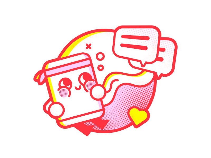 sticker four by Xiao yi on Dribbble