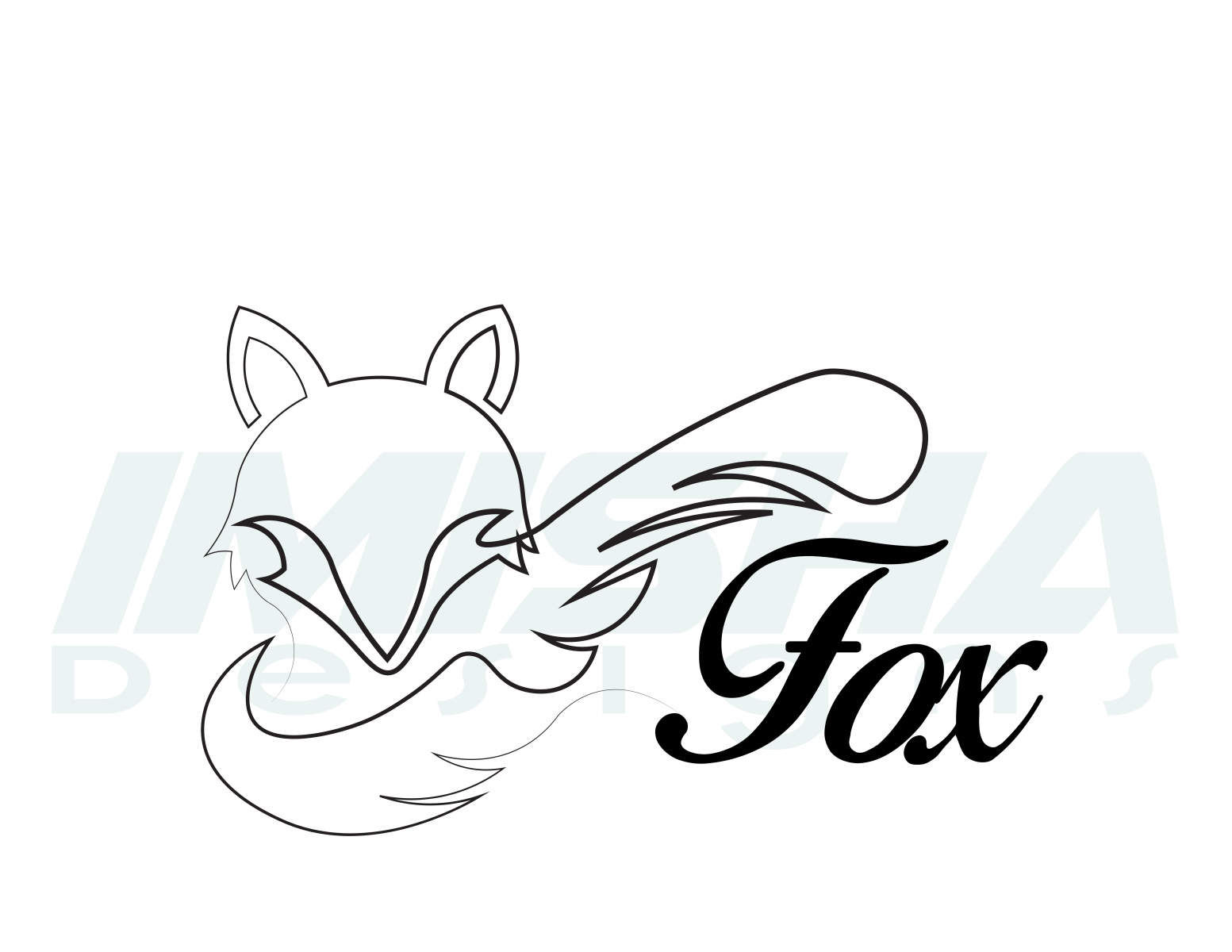 One-line logo design by Imisha on Dribbble