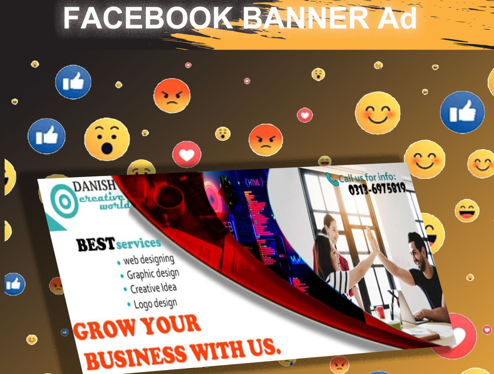 Advertisement by Danish Sunder on Dribbble