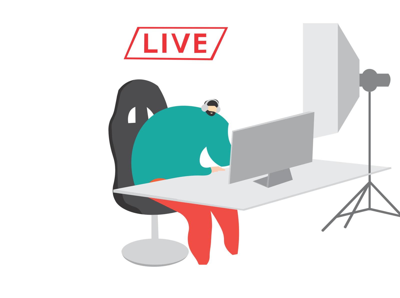 Live Streaming by Winnerprince on Dribbble