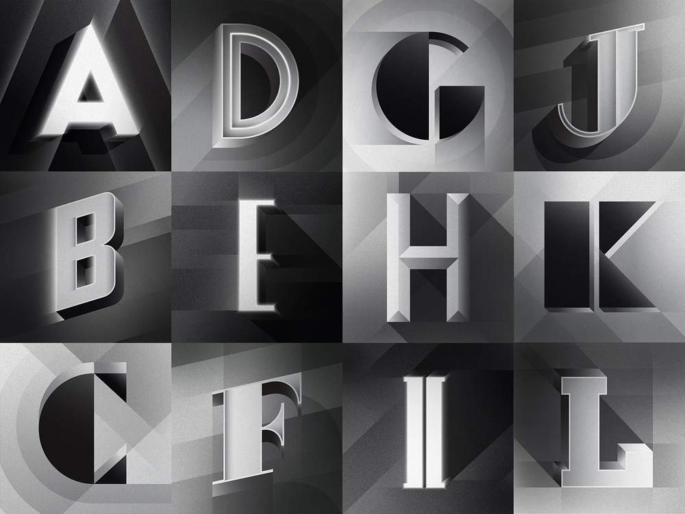 Part 1: 36 Days of Type 08 by Brian Kumle Pictureworks on Dribbble