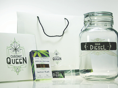 Chronic Queen Packaging by Jennifer Jacobitz on Dribbble