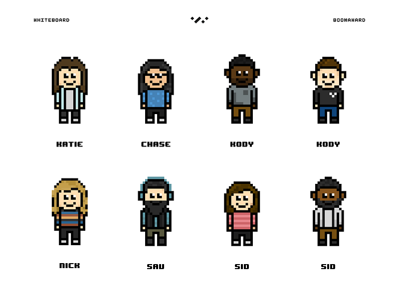 8bit Whiteboard Staff by Katie Cooper for Whiteboard on Dribbble