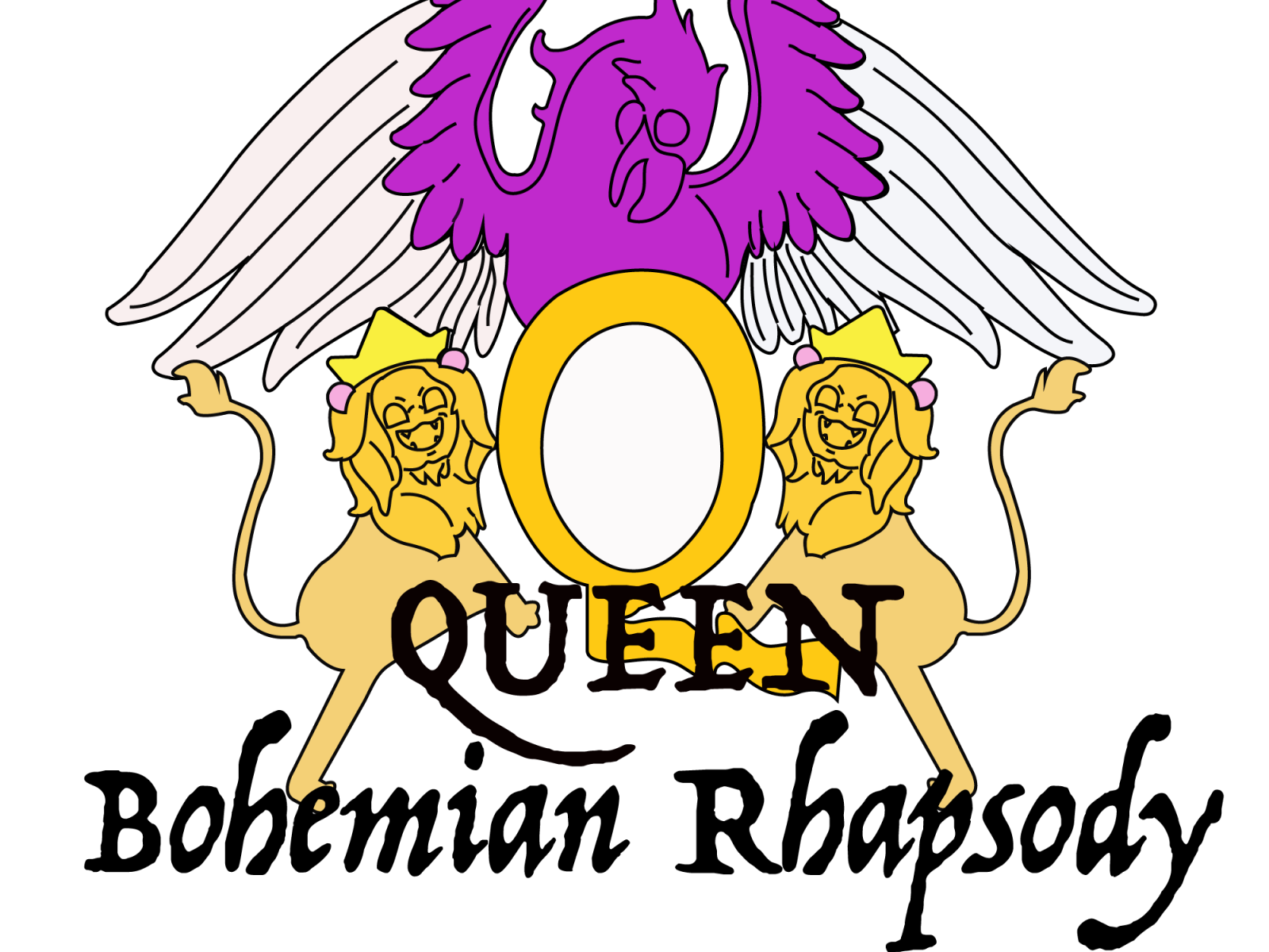 Bohemian Rhapsody Song Illustration_Title Board by Vanessa Ross-Mosier ...