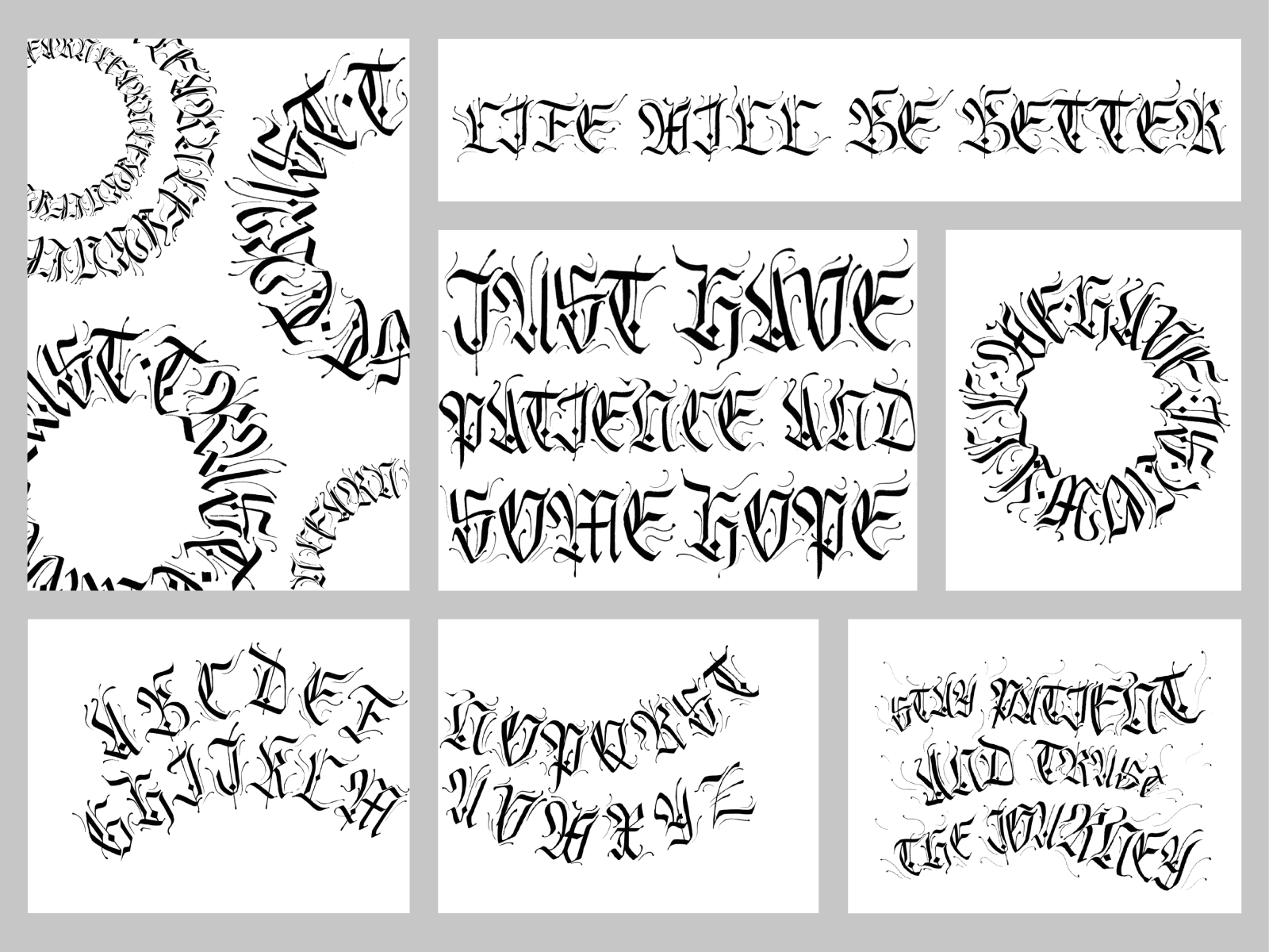 Calligraphy project by Helen on Dribbble