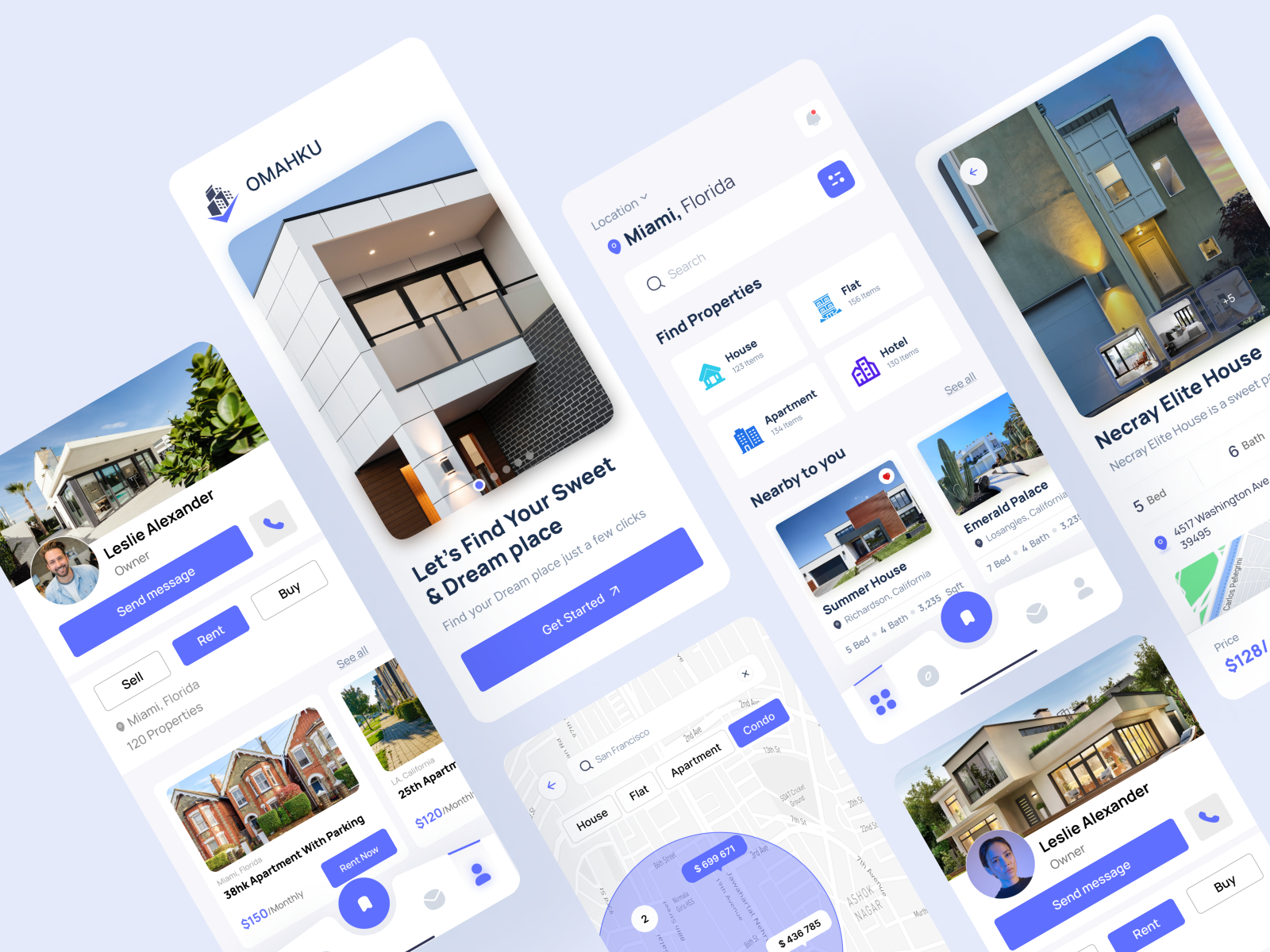 Real Estate App Design by Mahmudul hasan on Dribbble