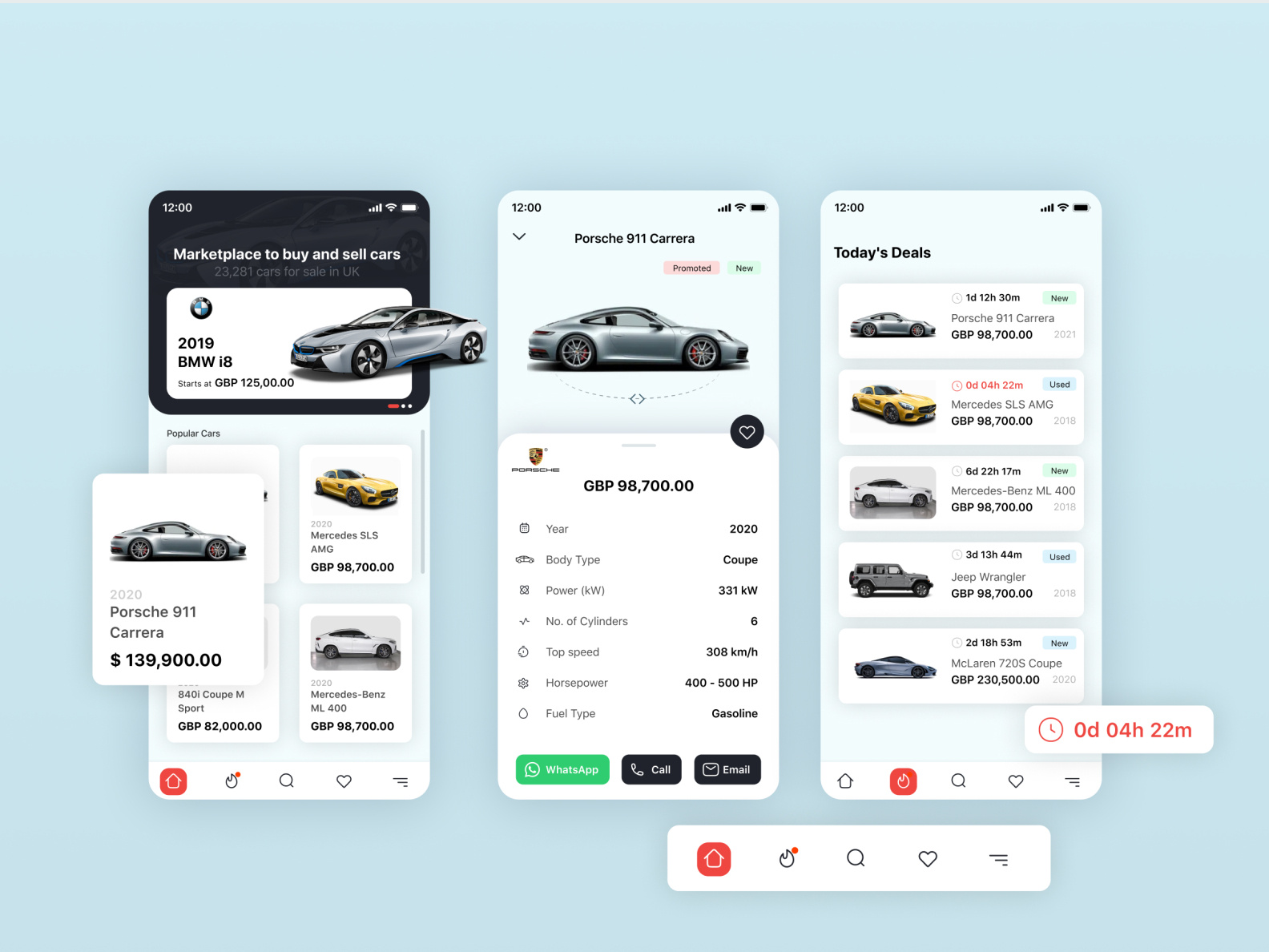 Car Rent App by Faisal Al-Da'aja on Dribbble
