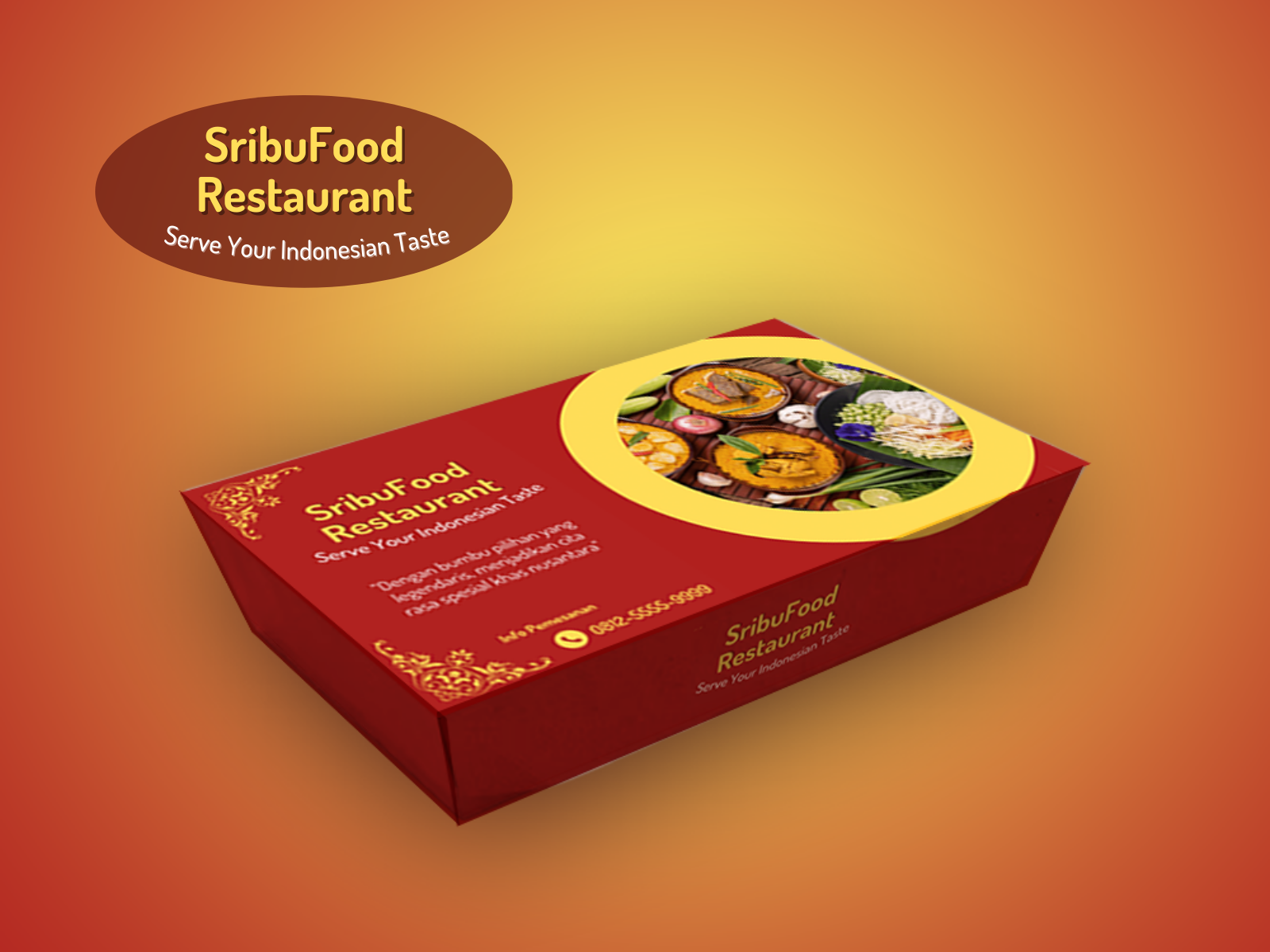 SribuFood Restaurant Packaging by Sinn MS on Dribbble