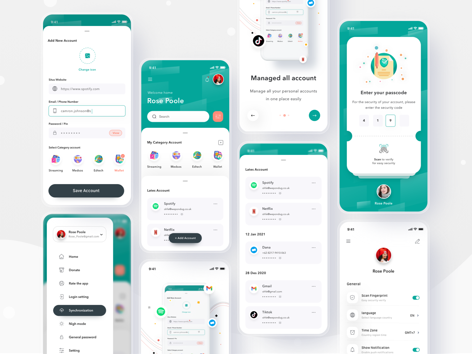 Password Saver App By Sulton Handaya For Pelorous On Dribbble