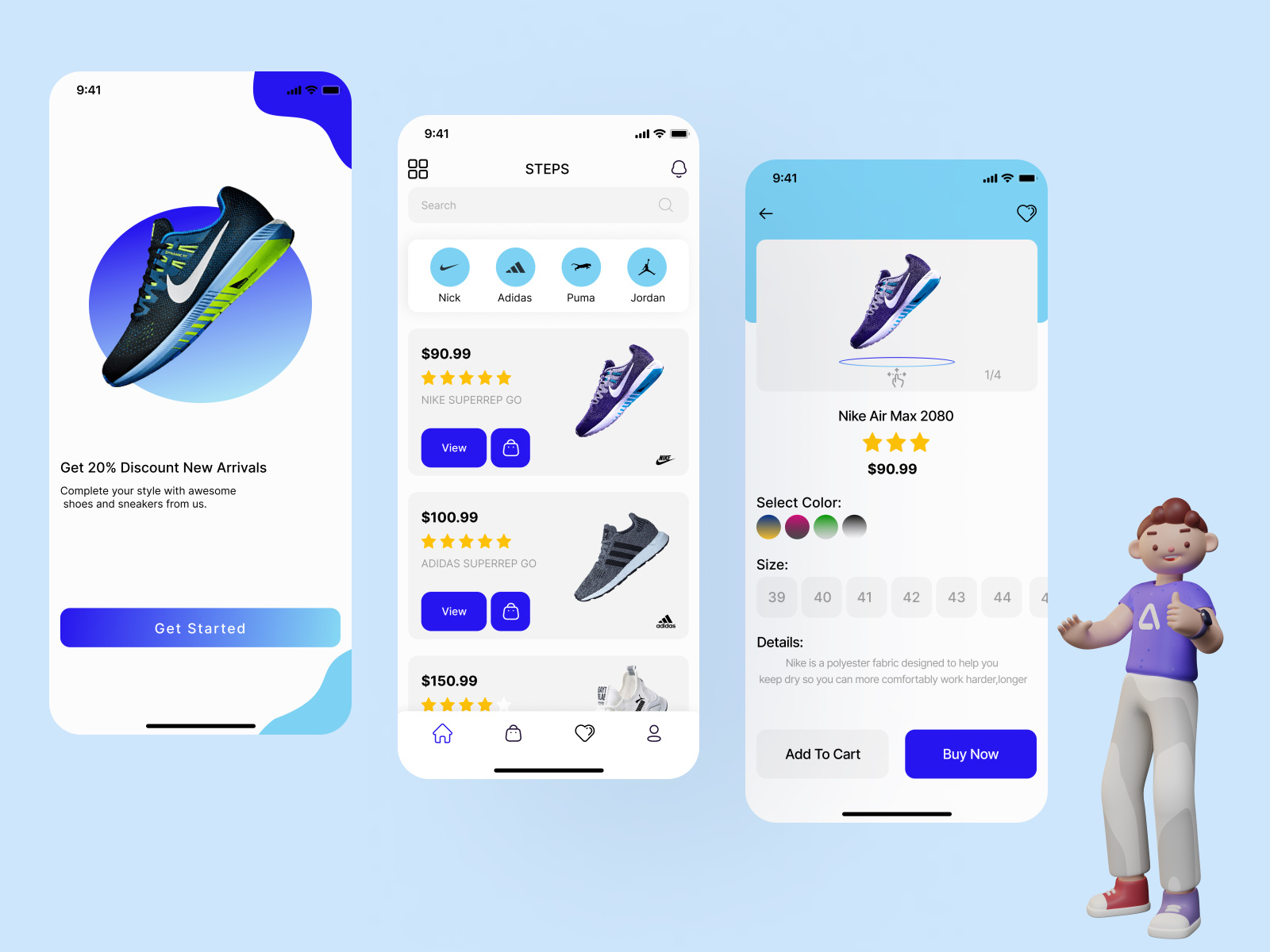 Shoes App by Dana Al.Muzeny on Dribbble