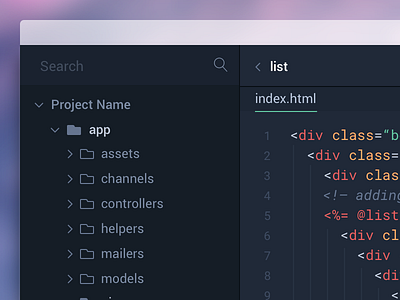 MVC Text Editor by Eder Rengifo on Dribbble