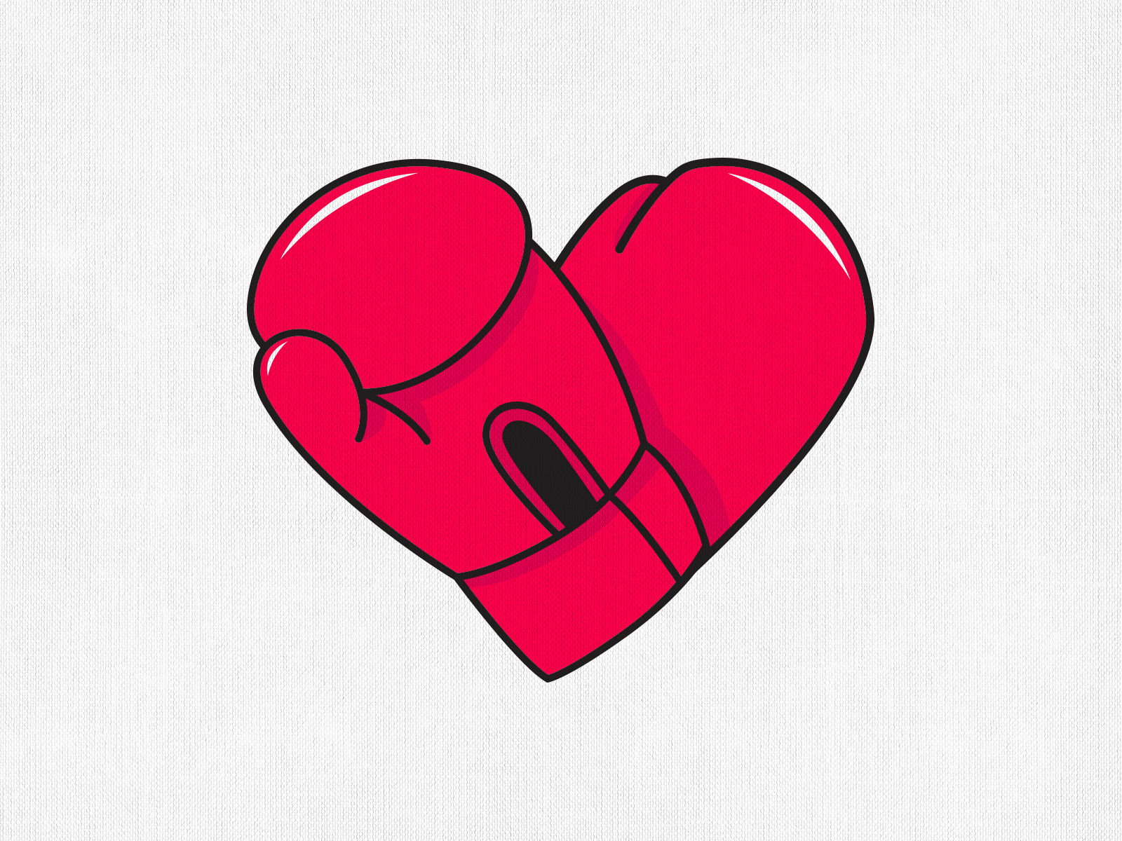 Boxing Heart by Ben de Jong on Dribbble