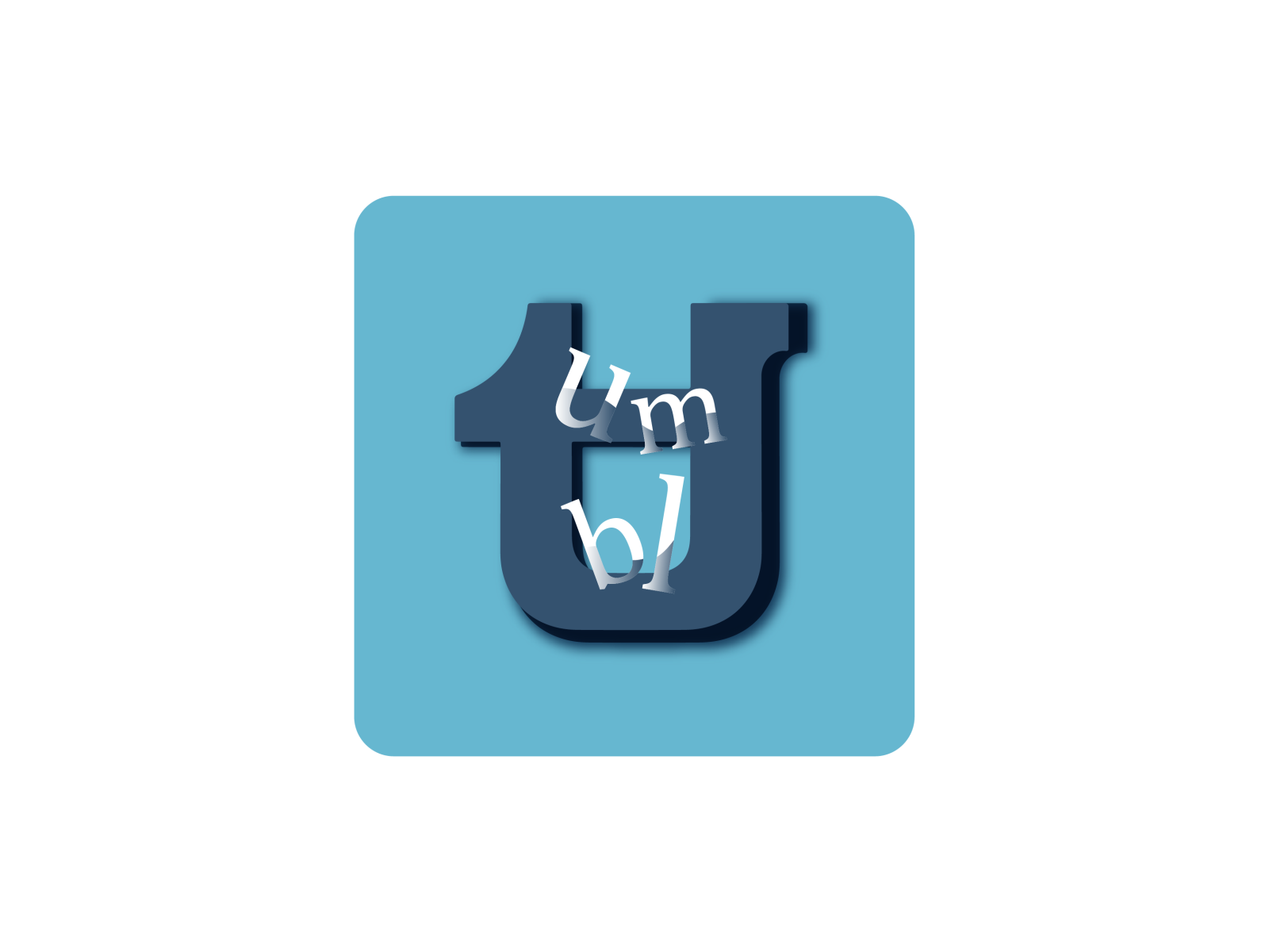 Tumblr App Icon by Natalia on Dribbble