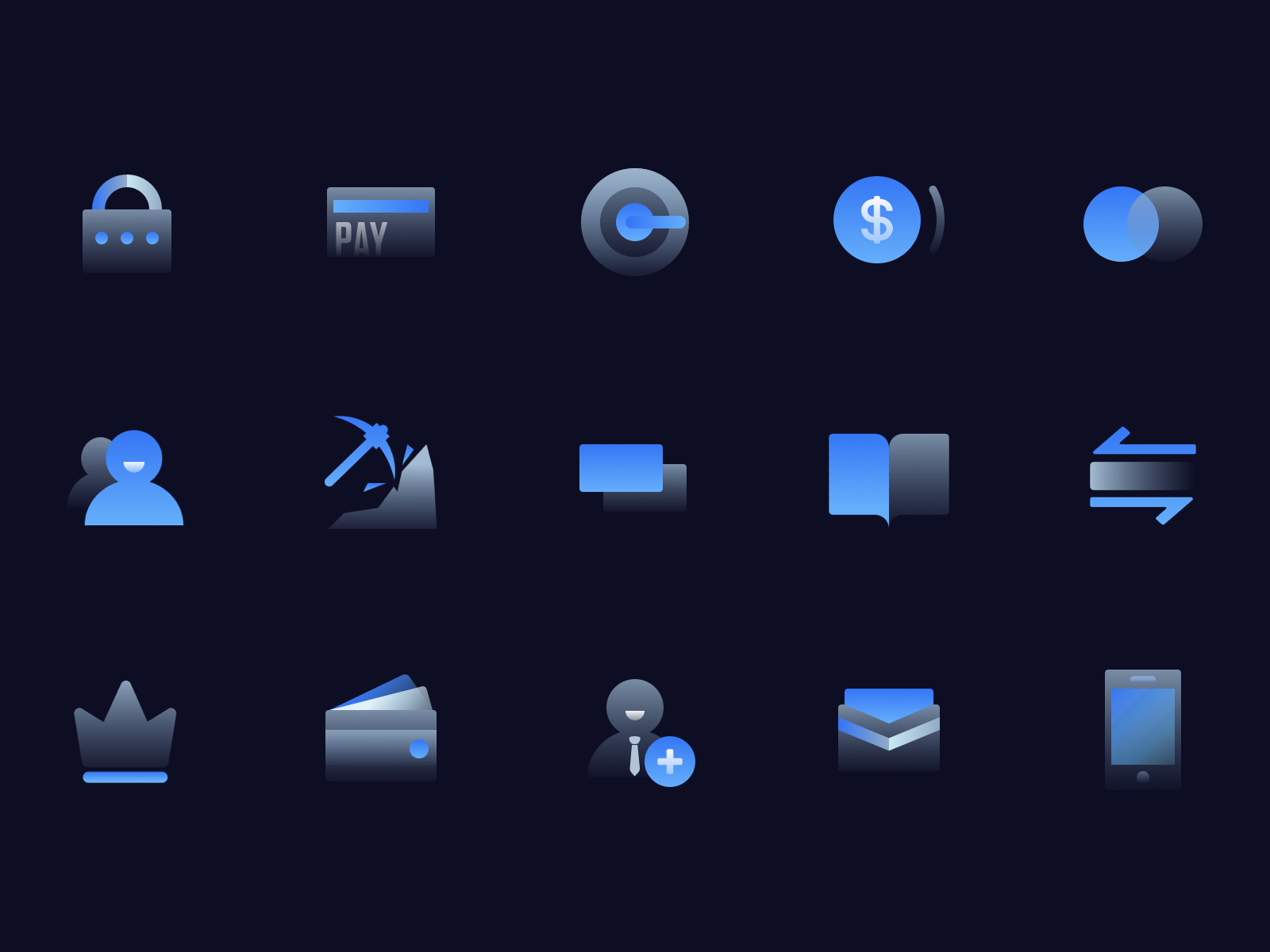 tech icons by byq_ on Dribbble